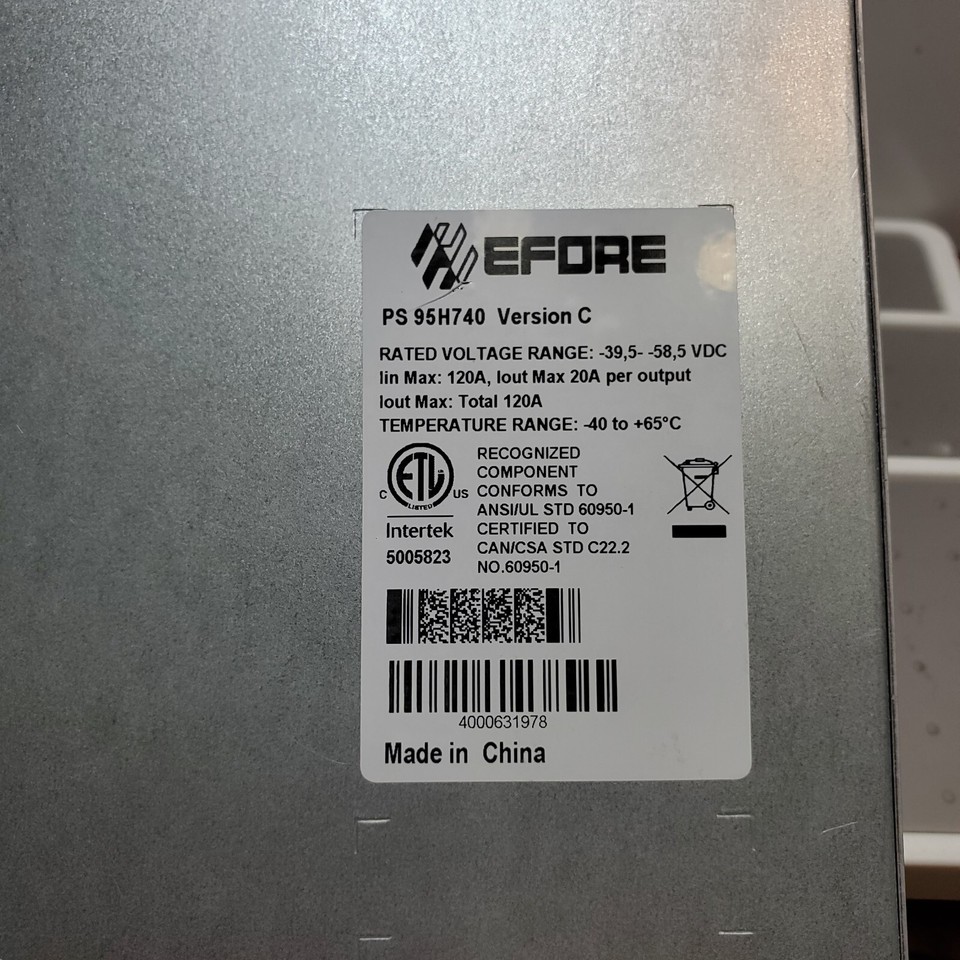Ericsson PDU 01 04 BMG 980 336/7 Power Distribution EFORE PS 95H740 ...