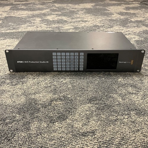 Blackmagic Design ATEM 2 M/E Production Studio 4K Switcher with Power ...