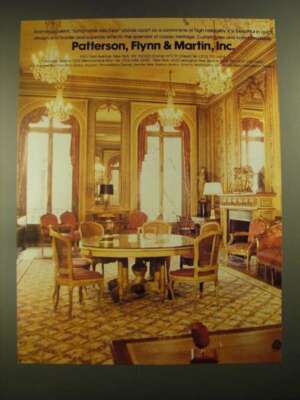 1988 Patterson, Flynn & Martin Symphonie des Fleur Carpet Ad | eBay