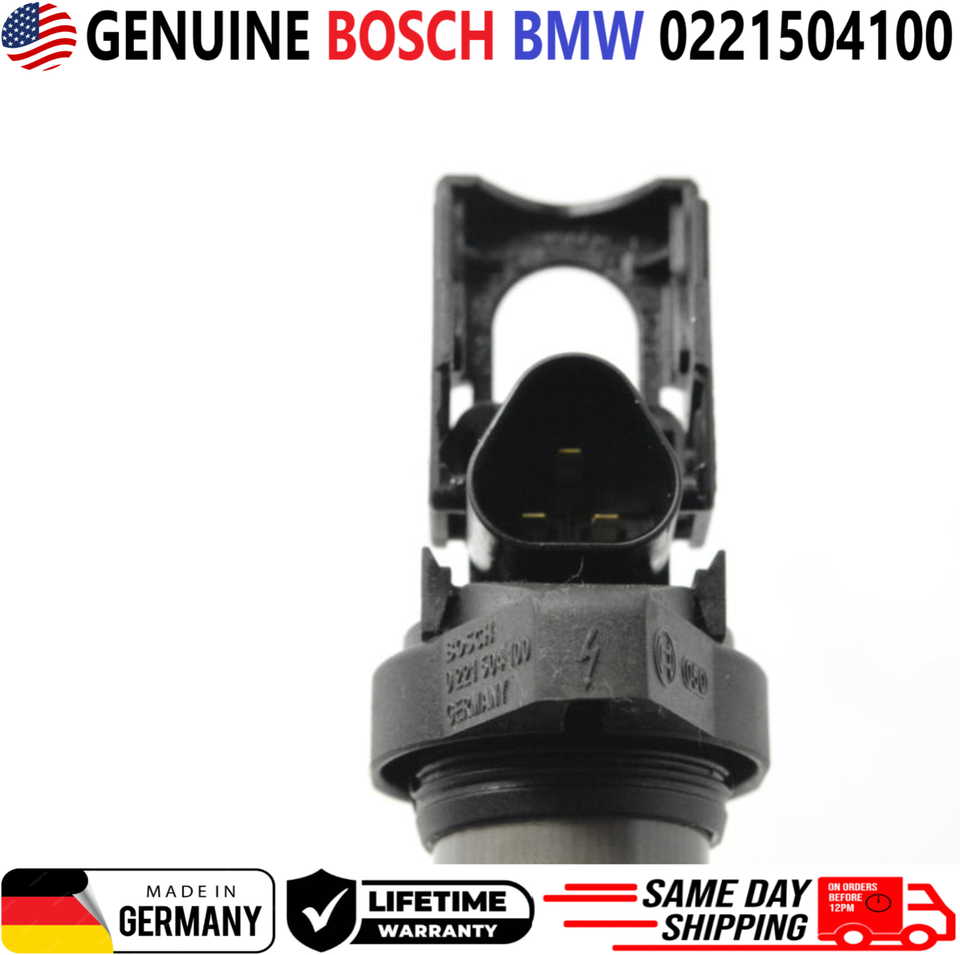 GENUINE BOSCH BMW x6 Ignition Coils For 2001-2010 BMW I4 I6 V8 V12 ...