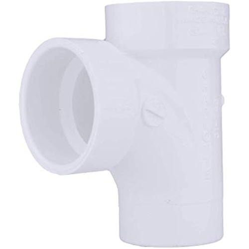 CHARLOTTE PIPE 1 1/2 DWV Sanitary TEE Street DWV (Drain, Waste and Vent ...