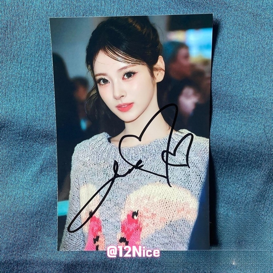 MEOVV ANNA AUTOGRAPHED SIGNED PHOTO K-POP COLLECTION 4*6 2025 | eBay