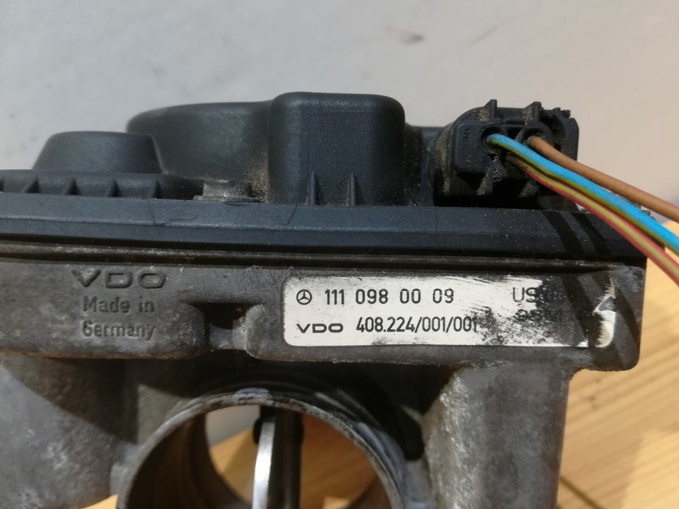 99-02 Mercedes W203 C230 SLK230 CLK230 KOMPRESSOR Throttle Body Valve ...