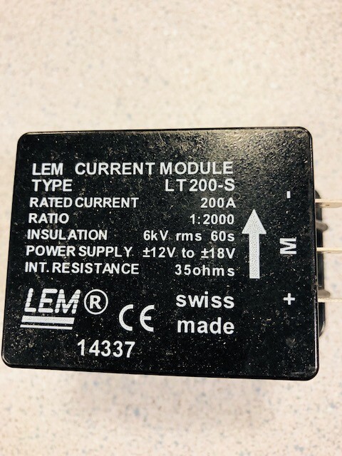 LEM Current Module Type LT 200-S, Rated Current: 200A Ratio 1:2000 ...
