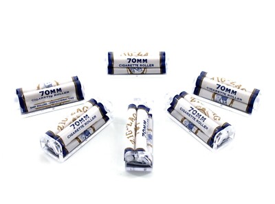 😎 6 PACK OF ZIG-ZAG 70MM PLASTIC RYO CIGARETTE ROLLING MACHINE 💚HAND ...