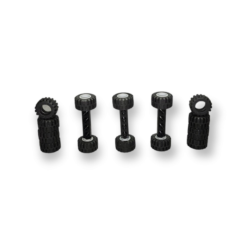 Lego Wheels Tires Axels 6014b 6015 6014bc04 87697 2926 21mm D. x 12mm ...