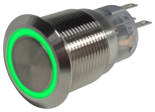 1Pc Multicomp Pro - Mp-Pb7-03Lb22Cfrg12V - Vandal Resistant Switch, 12V ...