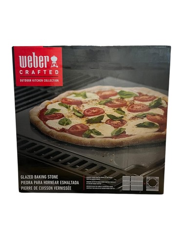 Weber Crafted Glazed PIZZA Baking Stone | eBay