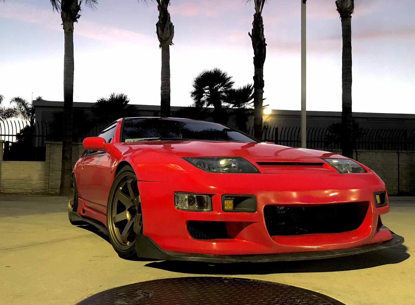 300ZX Front Bumper Lip Only | Black | Plastic | Unfinished Performance ...