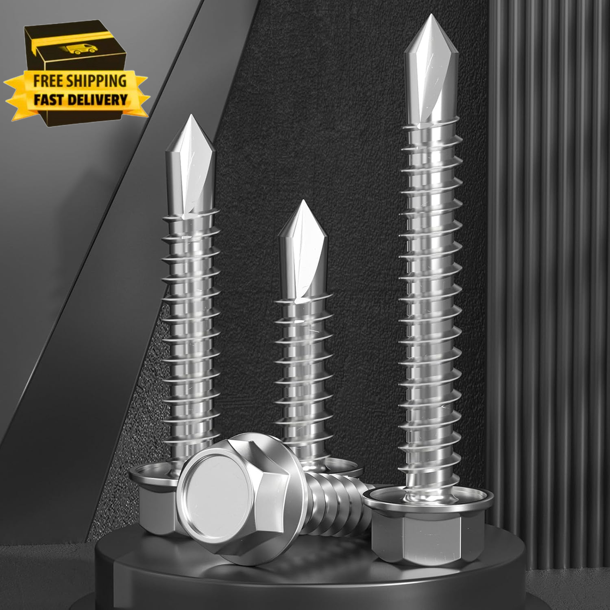 Multi Bit Screw Driver 410 Stainless Steel #8 Self Drilling TEK Screw ...