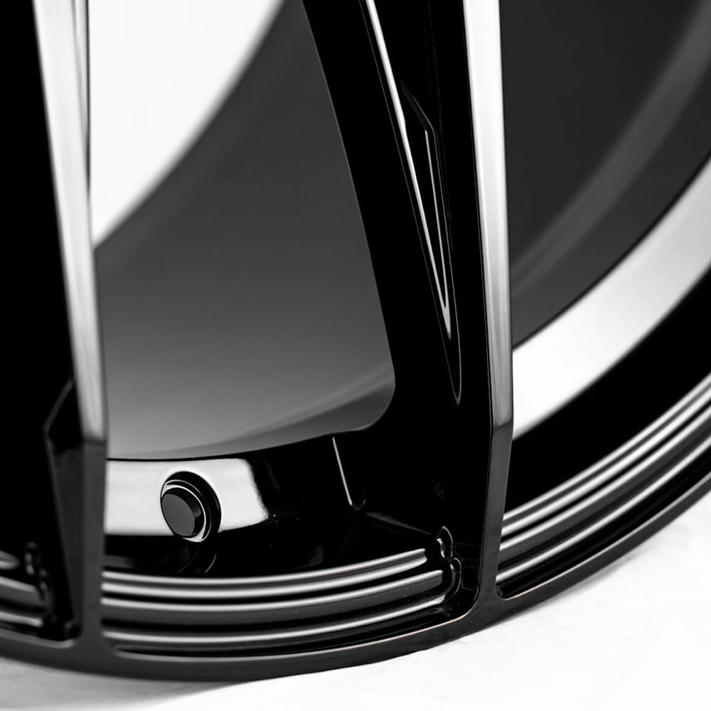 22" Savini SV-F5 Gloss Black 22x9 22x11 Wheels Rims Fits Chevrolet ...