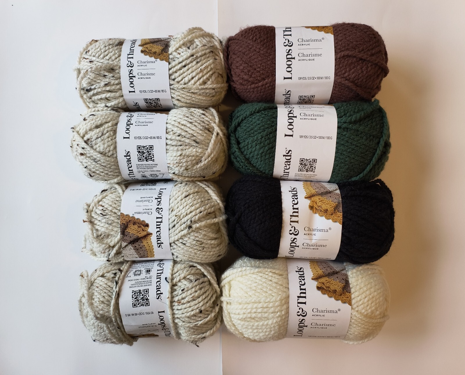 Lot of 23 - Loops and Threads Charisma 100% Acrylic Bulky Yarn ...