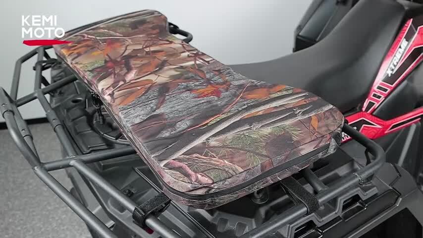 KEMIMOTO ATV Rear Rack Pad Rack Seat Cushion Camo for Polaris Arctic ...