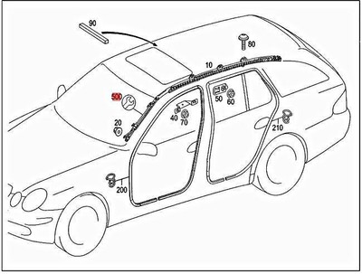 Genuine MERCEDES BBDC 906 S211 W211 Wiring harness 0005408605 | eBay
