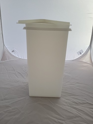 Vintage Tupperware 1314 Cracker Keeper Container 10" Tall Square With ...