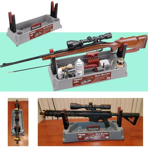 Gun Cleaning Station Vise Rifle Gunsmithing Tool Bench Shotgun Kit Rest ...