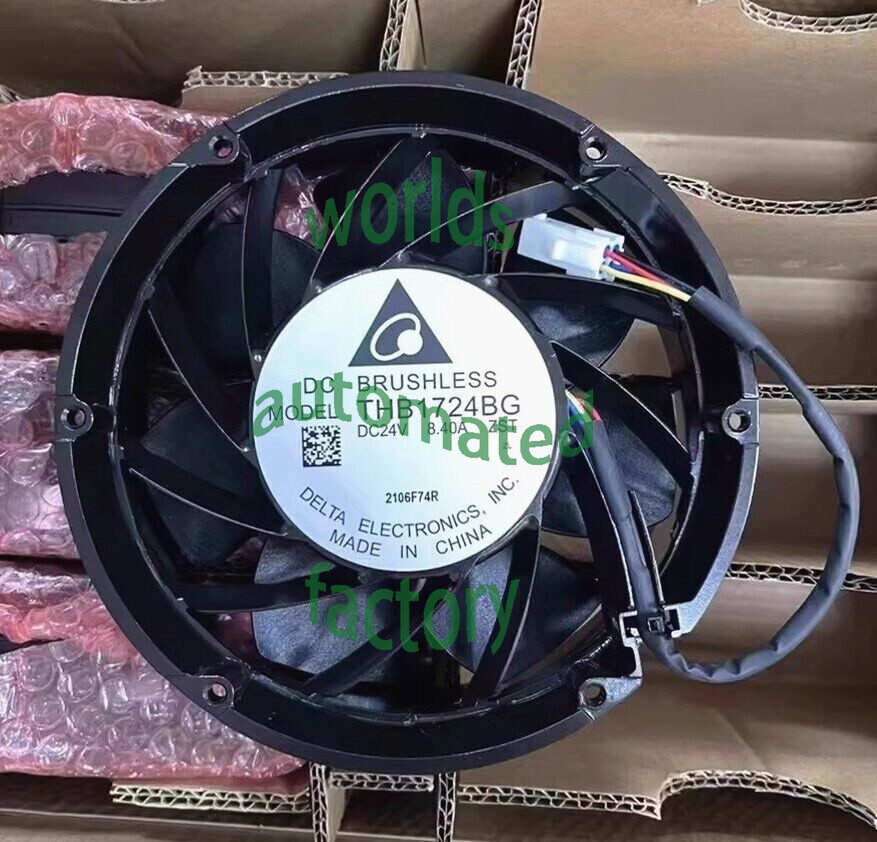 1 PCS Delta Fan THB1724BG DC24V 8.40A 17251 17cm 4 pin ABB ACS880 ...