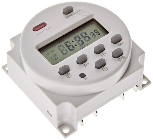 7 Days Timer Module Écran LCD programmable DC12 V 16 A 28 programmes | eBay