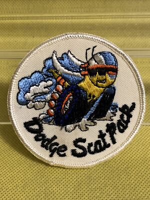 Vintage Dodge Scat Pack Patch 3” Round Super Bee | eBay