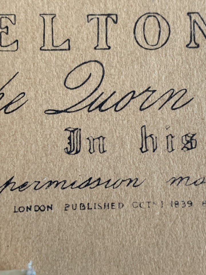 Antique Hodgson & Graves Print Sellers London. The Melton Breakfast ...