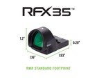 Viridian Technologies Rfx-35 3 MOA Reflex Optic Micro Green RMR Dot 981 ...