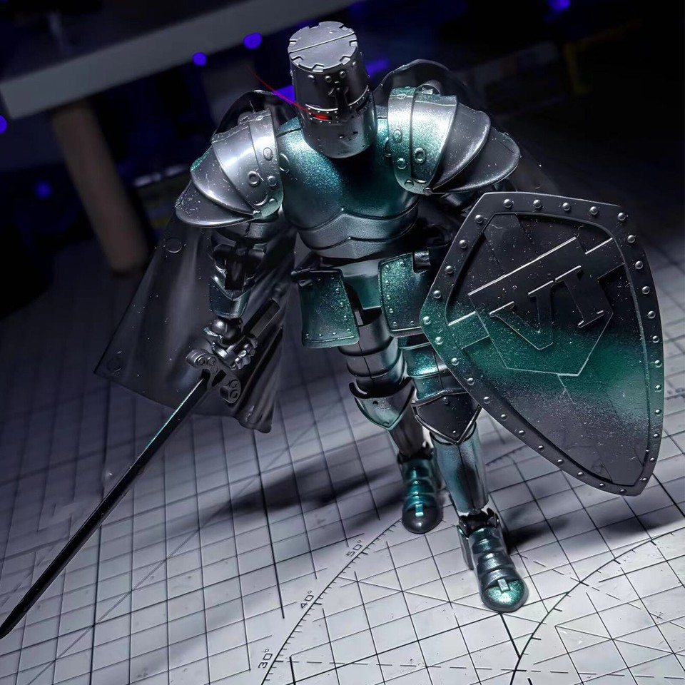 Medieval Action Figures Multi-Jointed Medieval Knight Full Body Model ...