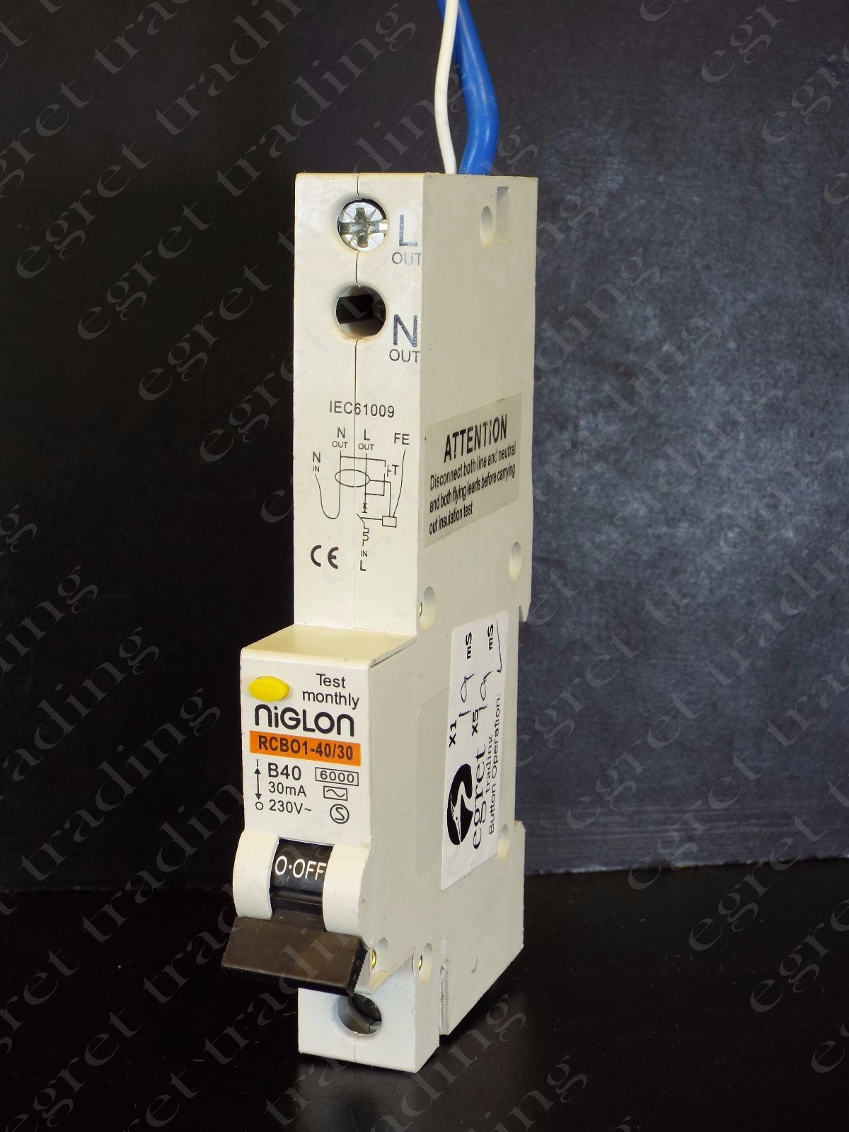 Niglon 30mA RCBO 6A 16A 20A 32A 40A - TESTED - Free Delivery | eBay UK