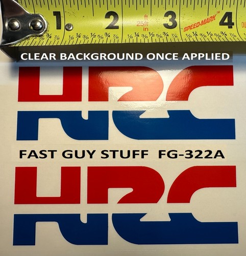 2! HONDA HRC VMX Decal AHRMA decal stickers Vintage CR125 250 360 400 ...