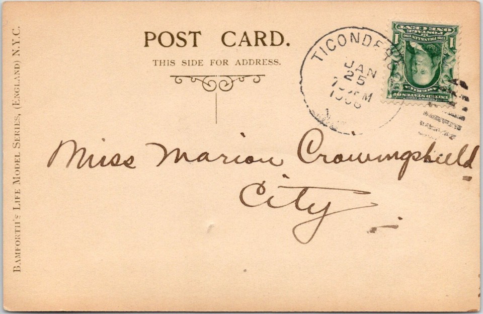 The Dear Homeland Poem Lady Beside Pond RPPC Vintage Postcard Posted | eBay