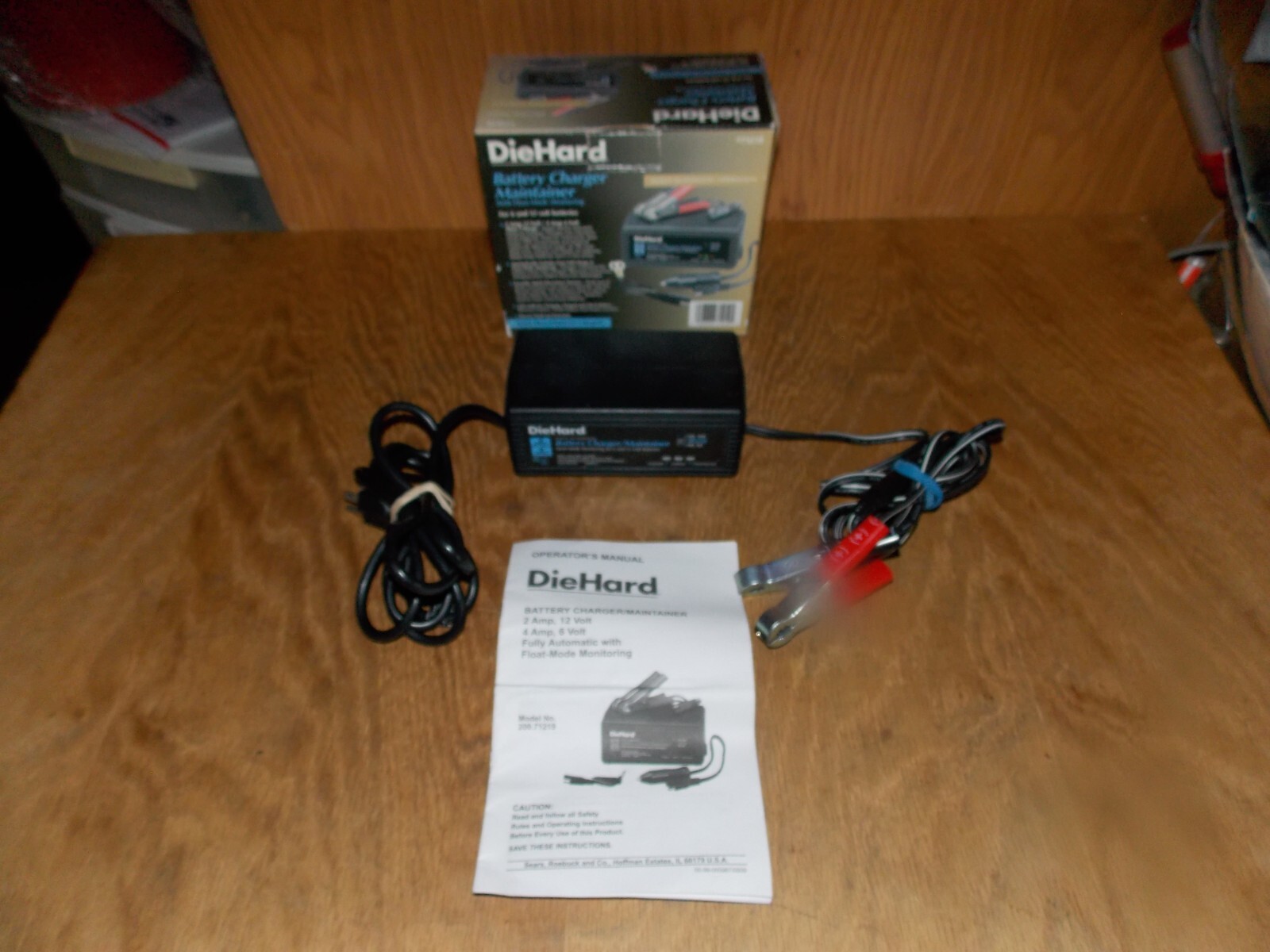 Diehard Battery Charger Maintainer 71219 (6 & 12 Volt) Working VERY ...