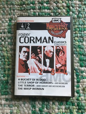 AMC Monsterfest Roger Corman Classics Collection One DVD. 4 Movies ...
