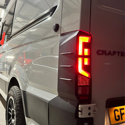For Volkswagen Crafter Rear Light Guards - Hammerite Ultimate Matte ...
