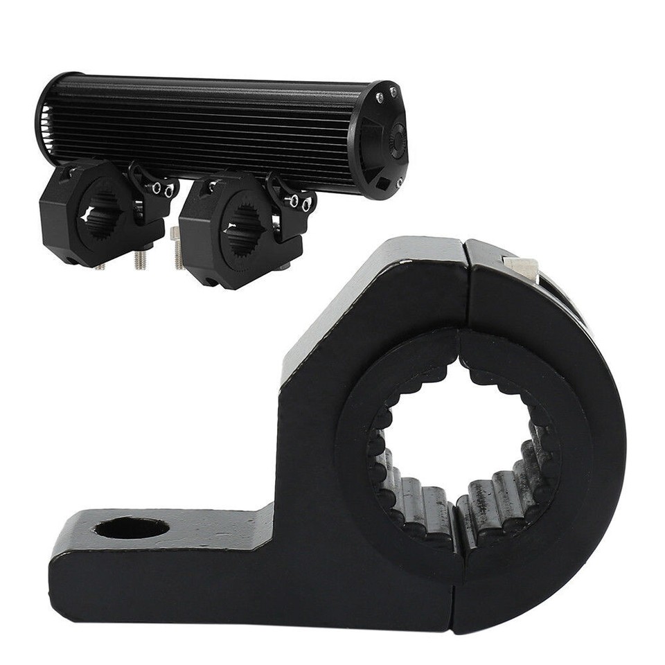 2Pcs Bull Bar Nudge Bar Mounting Bracket Tube Clamp For LED Work Light ...