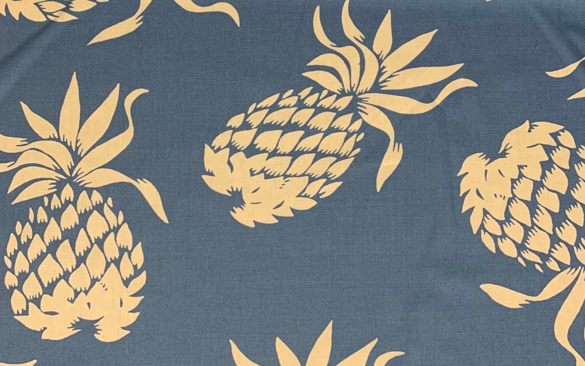 Blue Hawaiian Print Background