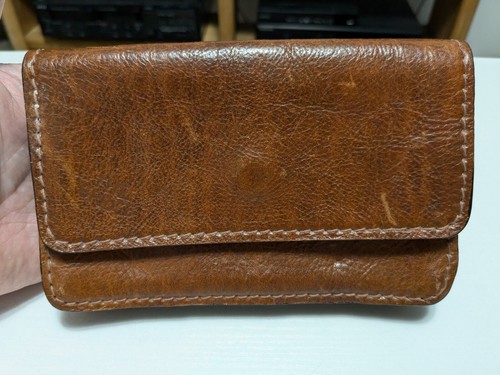 Vintage Il Ponte The Bridge Brown Italian Leather Wallet Made In Italy ...