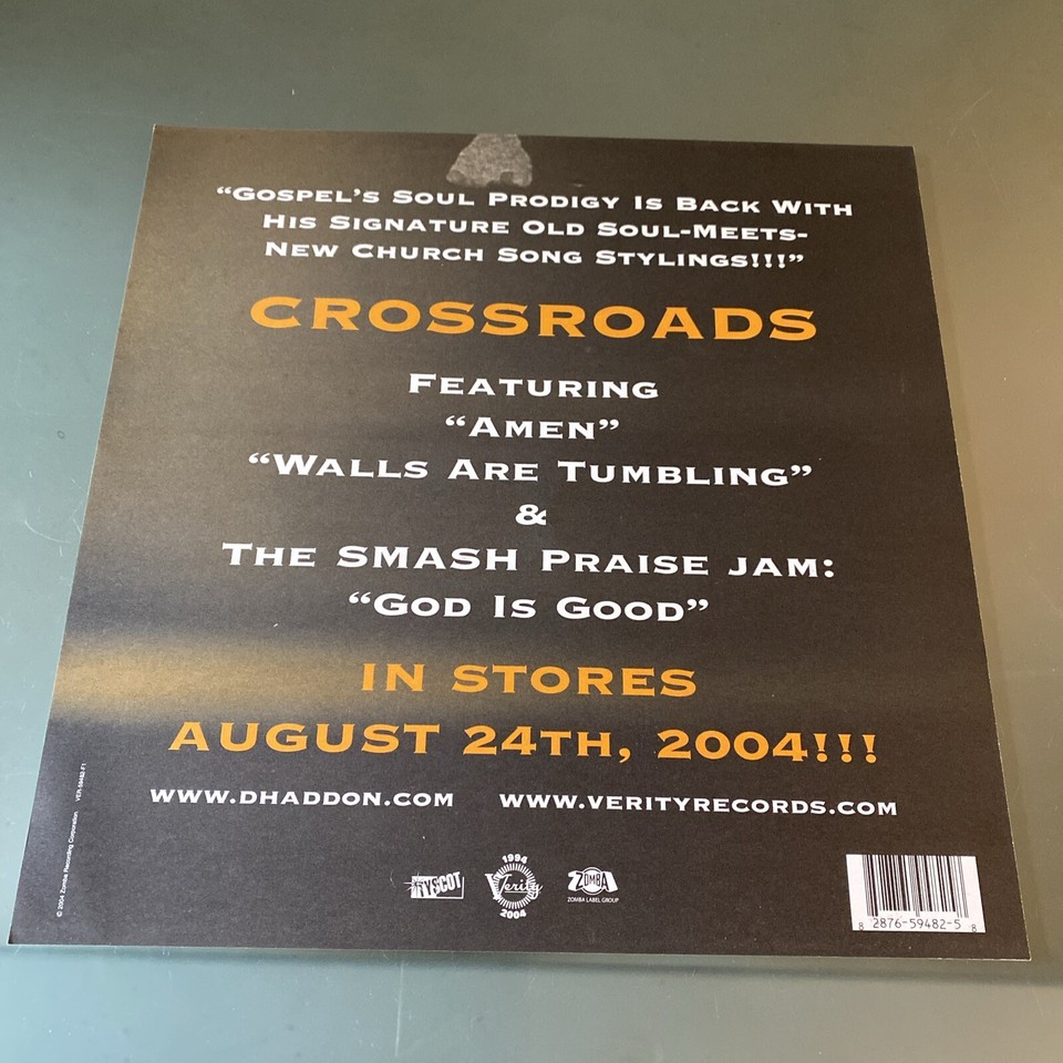 Deitrick Haddon, Crossroads- 12x12, Album Flat Poster Christian | eBay