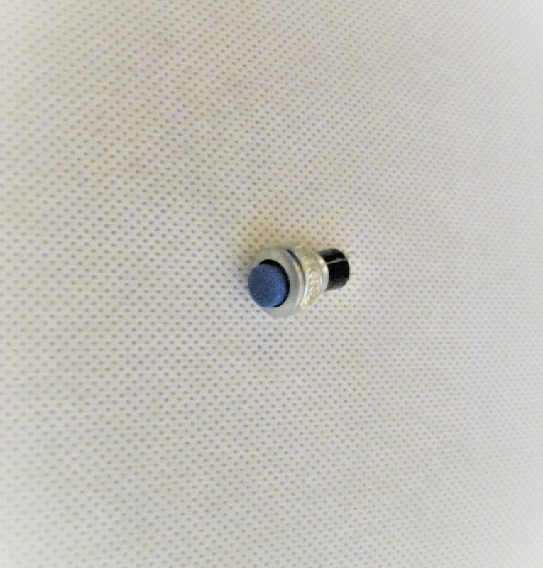 Guitar KillSwitch Cutoff Blue Momentary P/Button 10MM Flush Mount 4.1m ...