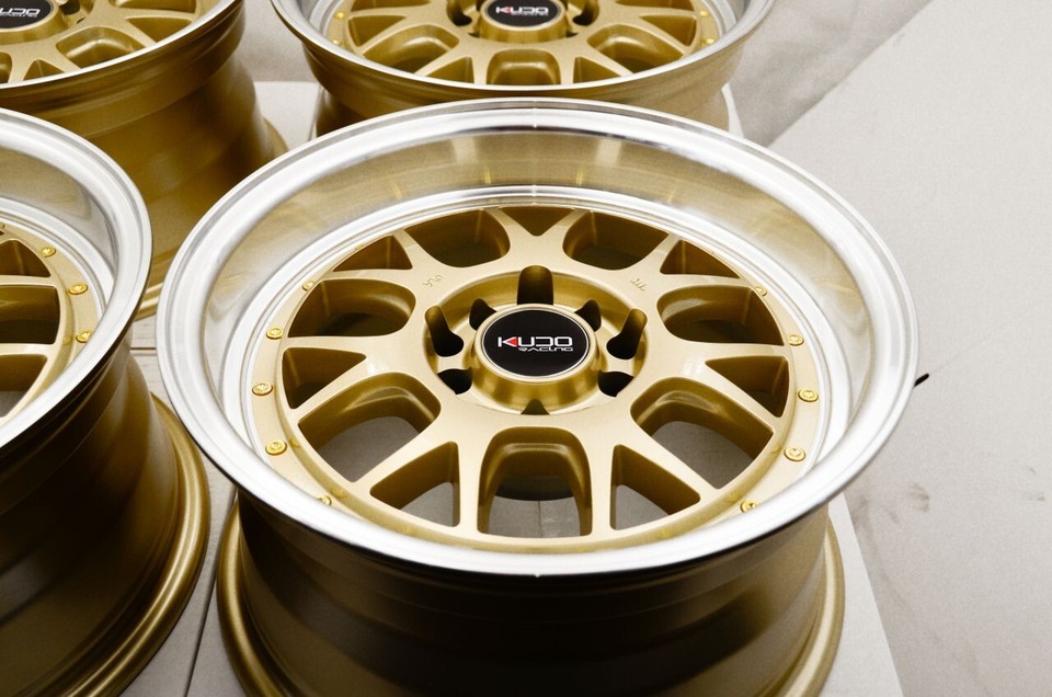 15x8 Wheels Honda Civic Mx-5 Miata Camry Celica Corolla Gold Rims 5x100 ...