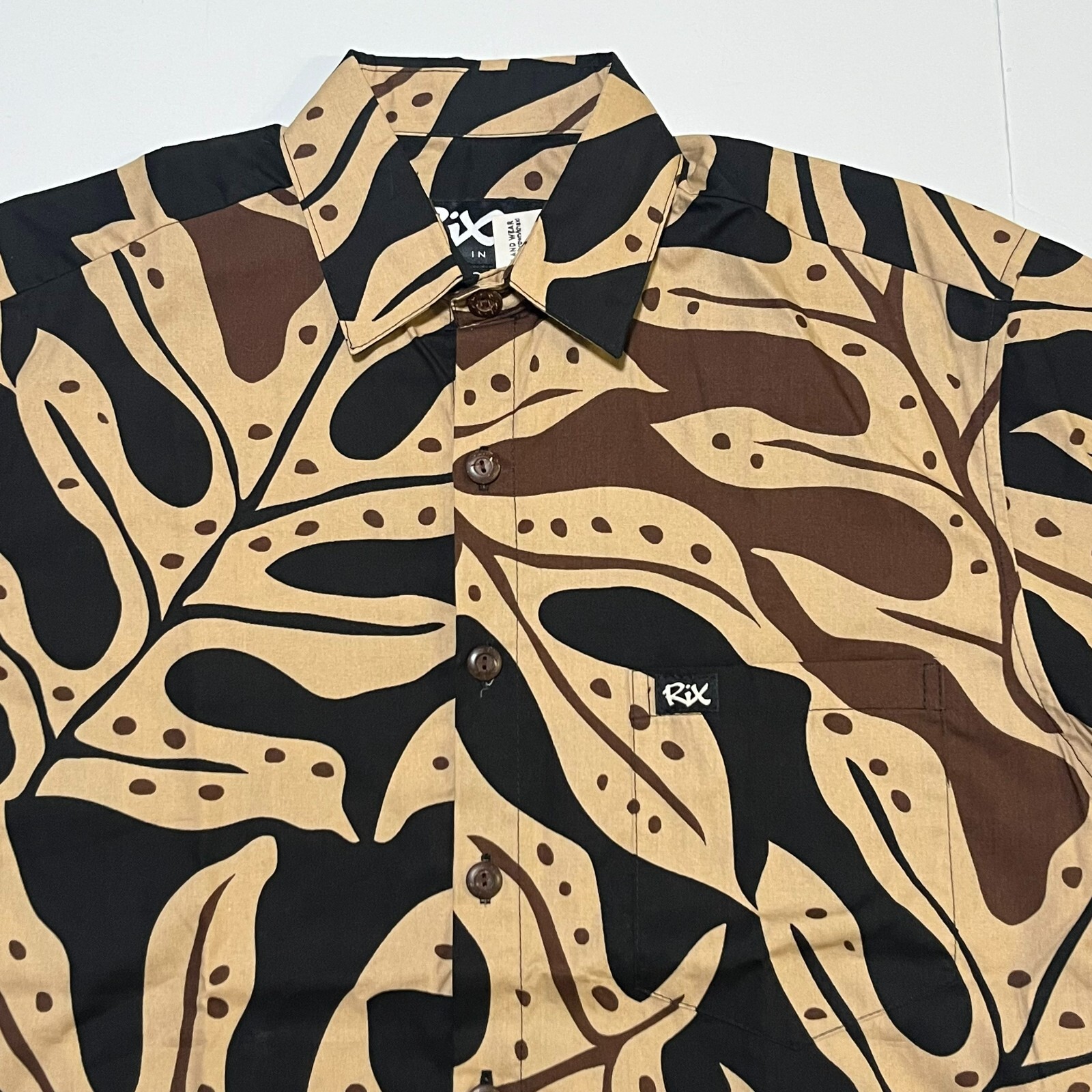 NEW Rix LAUA'E Hawaiian SMALL Made in Hawaii Aloha Shirt S with Tags ...