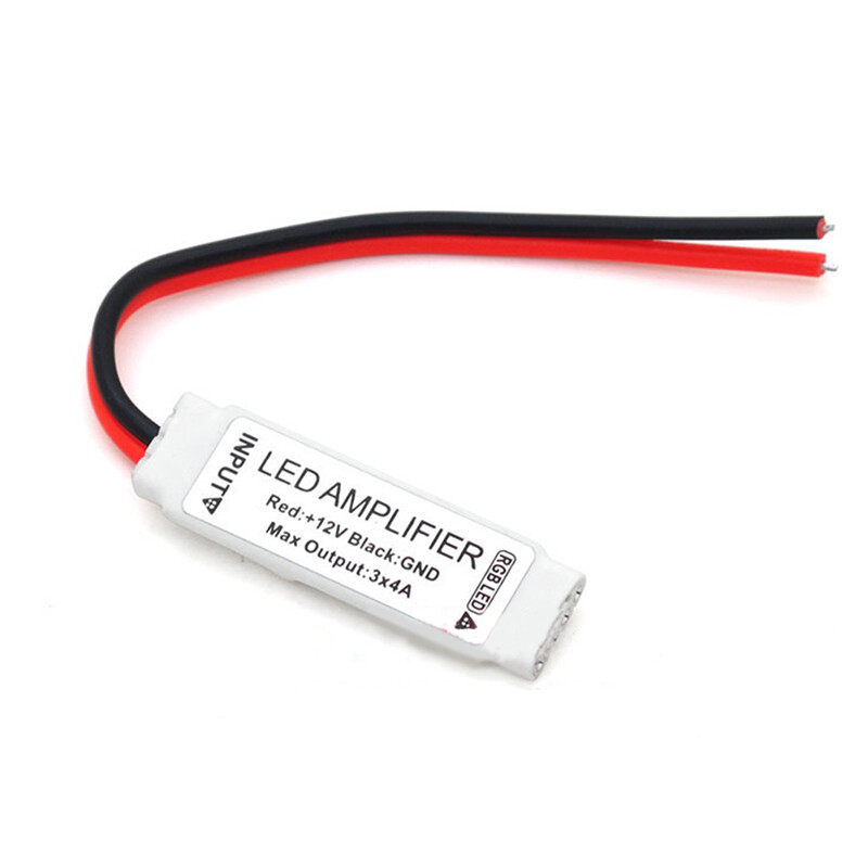 DC12V 3*4A 144W Mini Portable RGB LED Strip Amplifier Repeater For LED ...