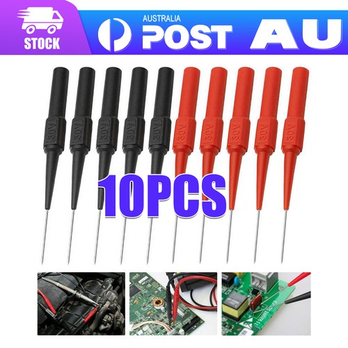 10PCS Multimeter Test Lead Back Probes Sharp Needle Micro Pin For ...