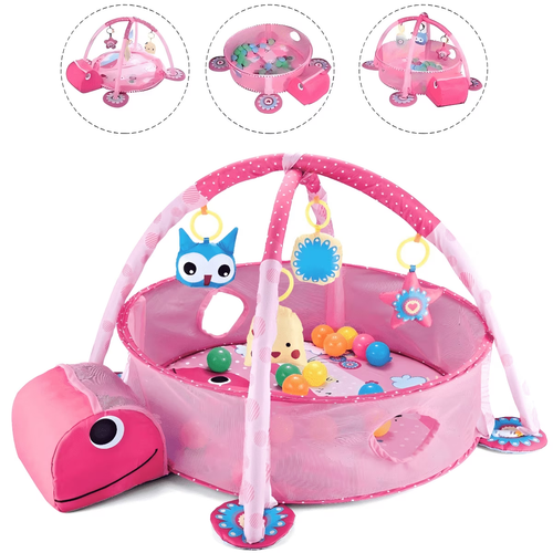 3-in-1 Baby Gym Play Mat Activity Ocean Ball Sensory Toys Gift 0-36M | eBay