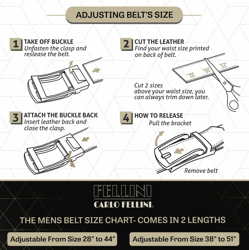 Men's Ratchet Belt Genuine Leather Mens Belt with Slide Ratchet Belts ...
