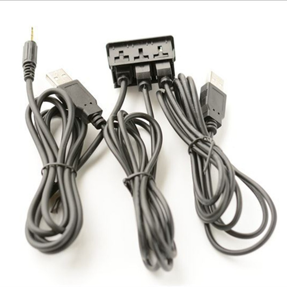 Type C USB Port Panel Extension Cable Adapter For Car SUV Dash Flush ...