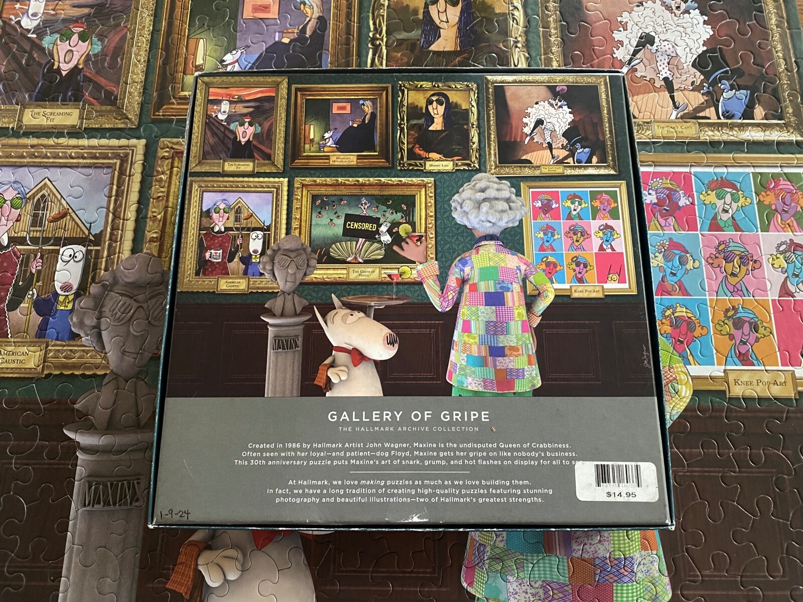 Hallmark Puzzle Maxine Gallery of Grip 300 Large Pieces Complete | eBay