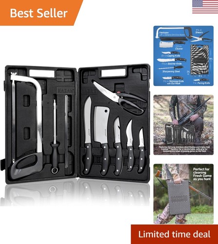 13-Piece Game Processing Set - Portable in Durable Case - Field ...