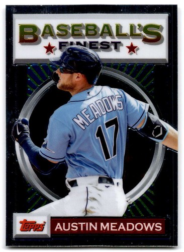 2020 Topps Finest Flashbacks #188 Austin Meadows Tampa Bay Rays | eBay