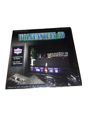 Sealed Wolfenstein 3D CrystalVision Software PC 3.5” Floppy Manual on ...