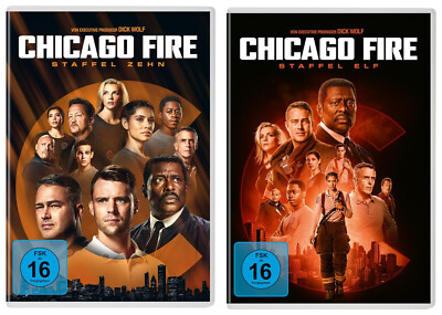 10 DVDs * CHICAGO FIRE - SEASON / STAFFEL 10 + 11 IM SET # NEU OVP ...