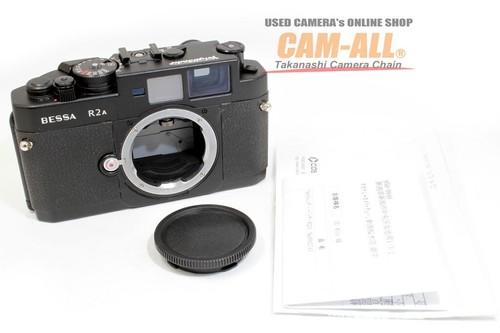 Voigtlander BESSA R2A Black 35mm Rangefinder Film Camera Body Only ...